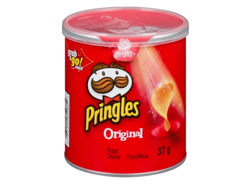 Pringles Sour Cream Potato Chips, Small Can | 67g Pringles Food — BAR 24
